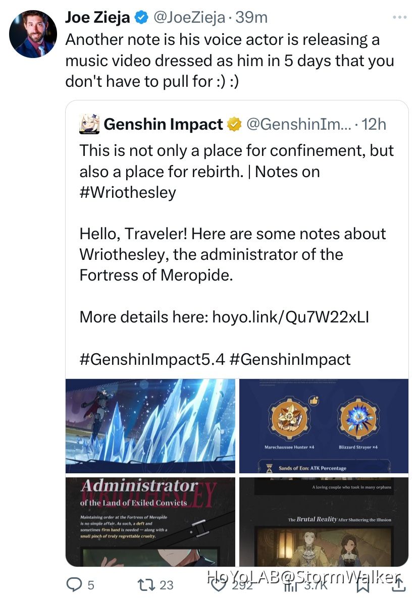 Anyone pulling for wriothesley? Genshin Impact | HoYoLAB