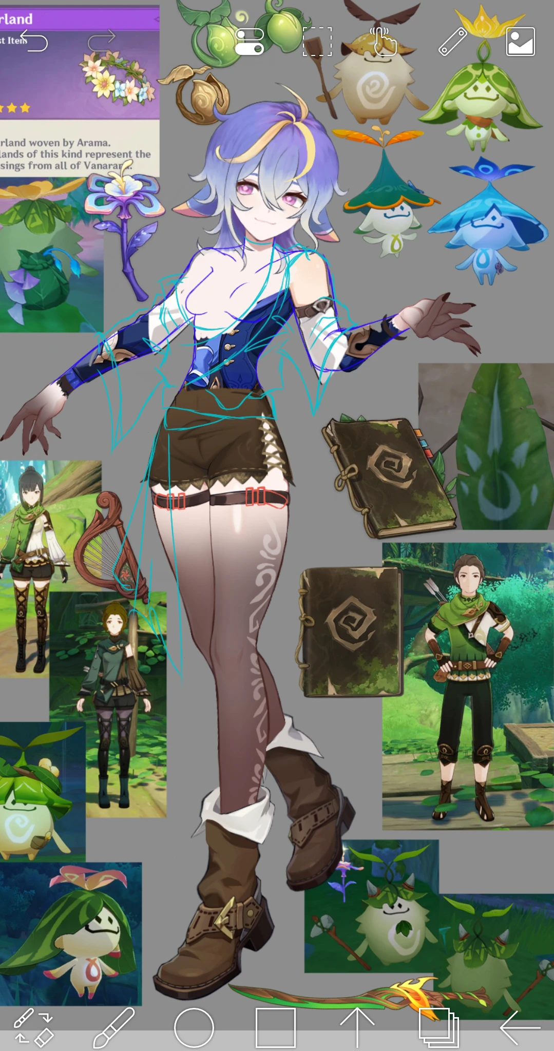 Aranara OC - WIP Genshin Impact | HoYoLAB