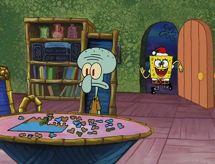 spongebob disgusted