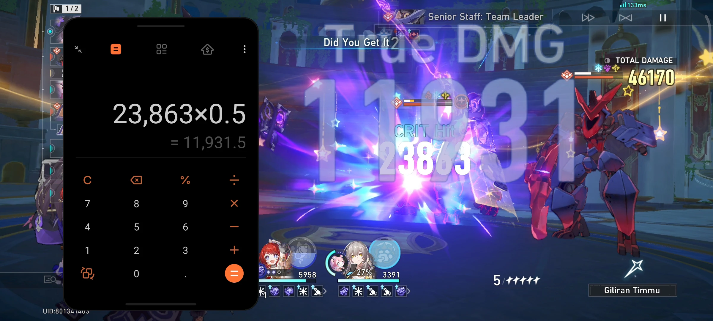 Calculation True DMG Tribble E1,DMG build Better Honkai: Star Rail ...