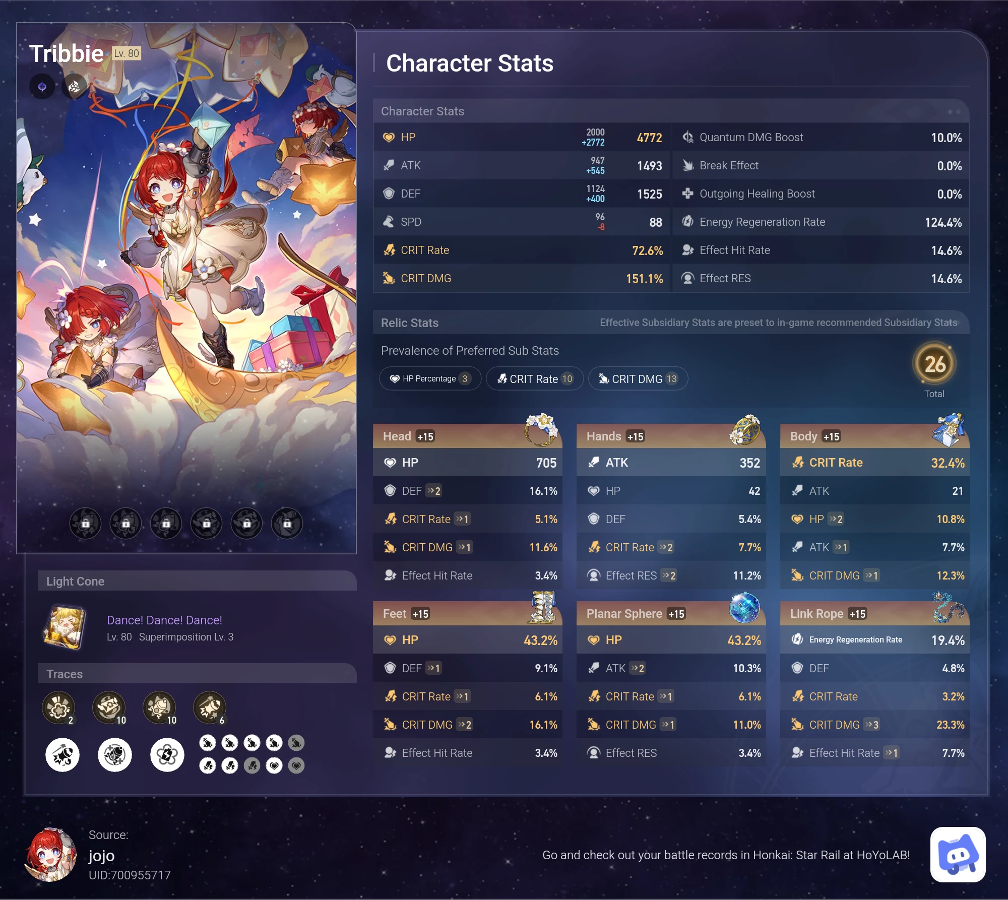 Jade + Tribbe CR and CD Honkai: Star Rail | HoYoLAB