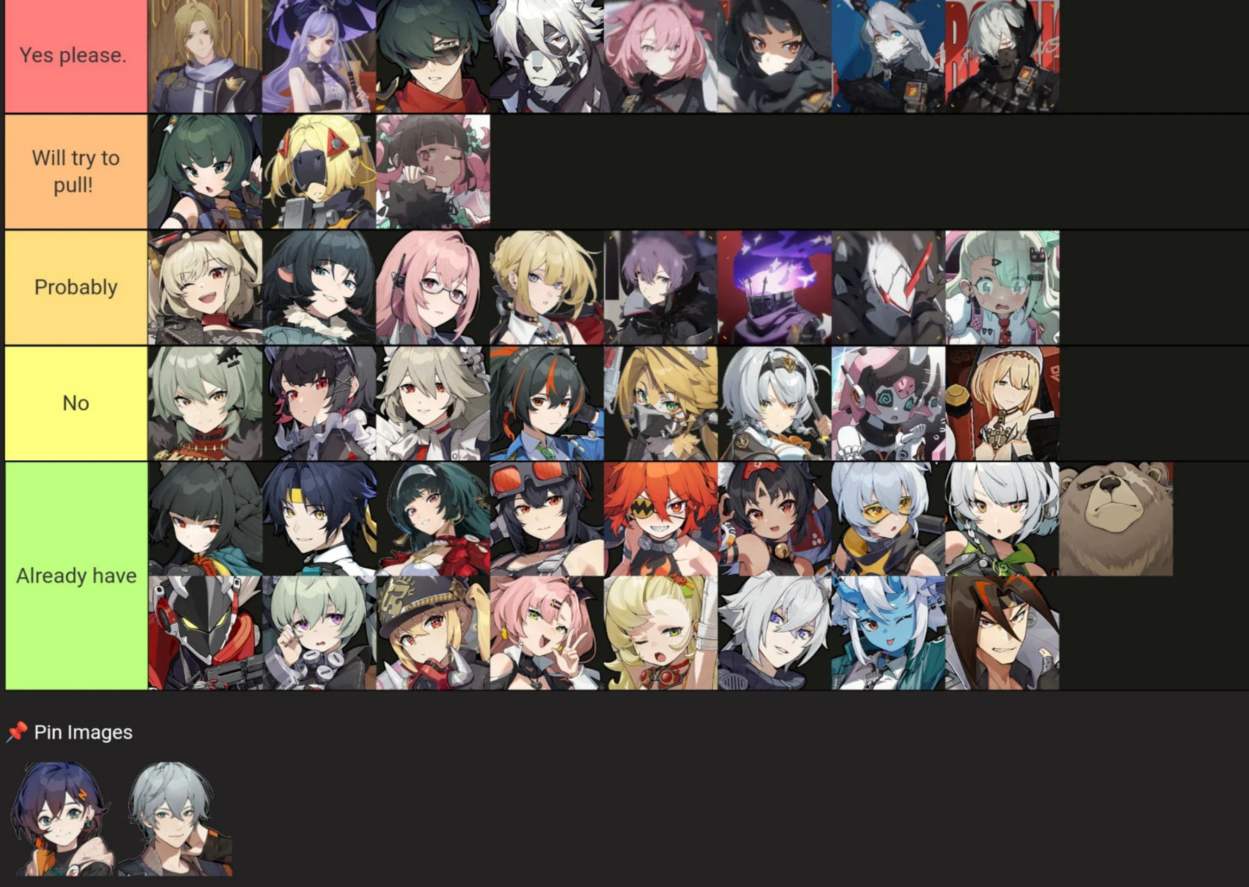 F2P — Pulling plans (+Void Hunters & Virtual Idol) Zenless Zone Zero ...