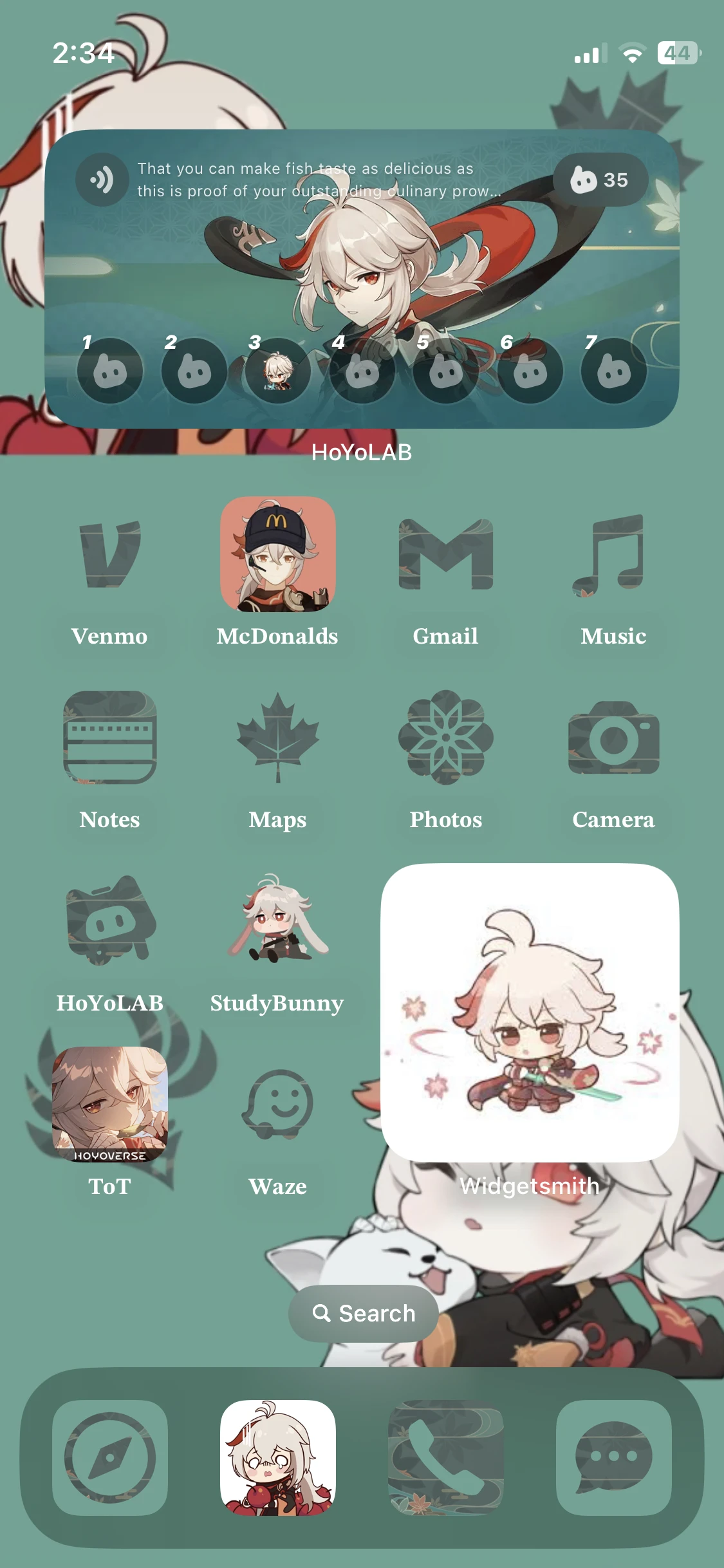 Kazuha phone theme Genshin Impact | HoYoLAB