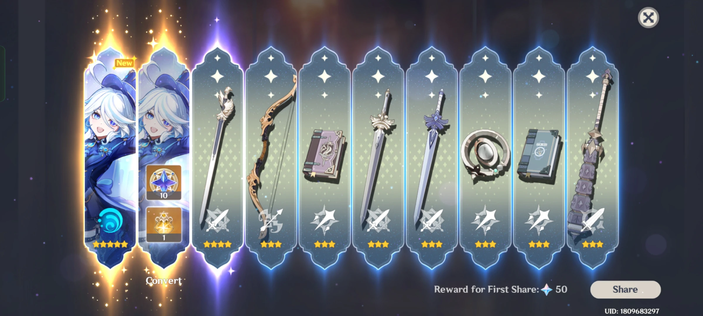 Furina f2p luck Genshin Impact | HoYoLAB