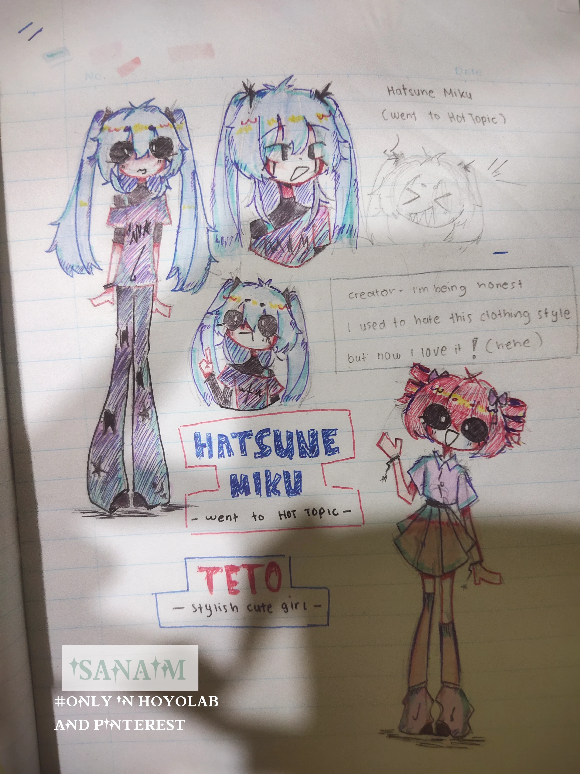 Miku n teto in my 5th art style Genshin Impact | HoYoLAB