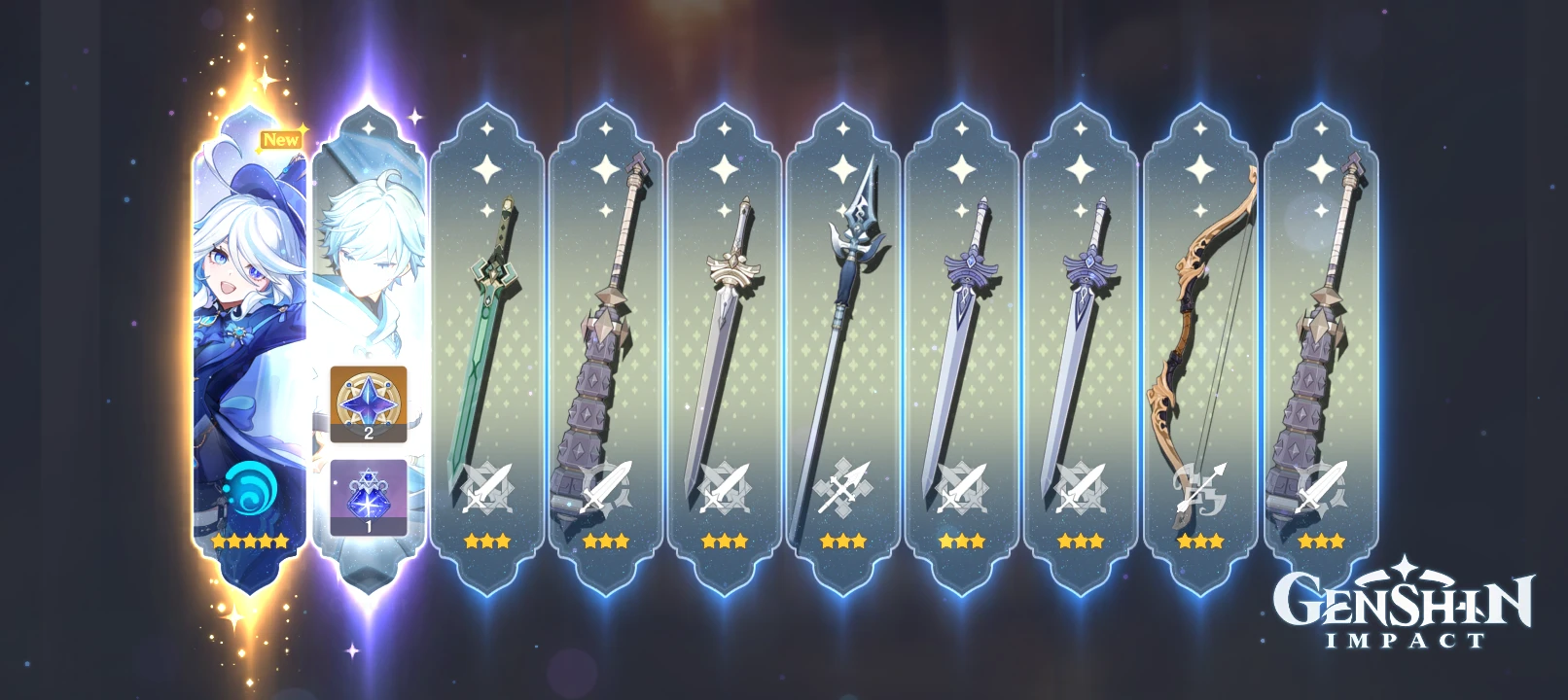 Got FURINA in my first pull at the first day!? ( 10 fates ) 🫨🫨🫨 Genshin ...