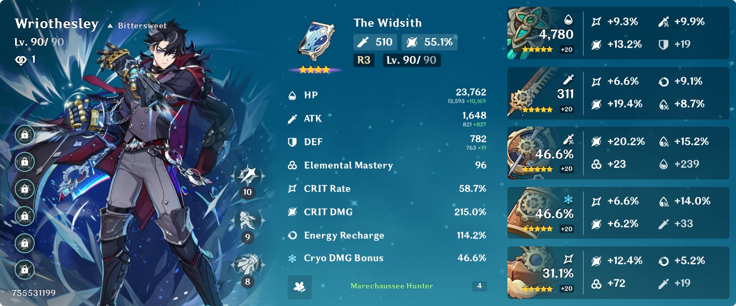 Wrio build (need tips!) Genshin Impact | HoYoLAB