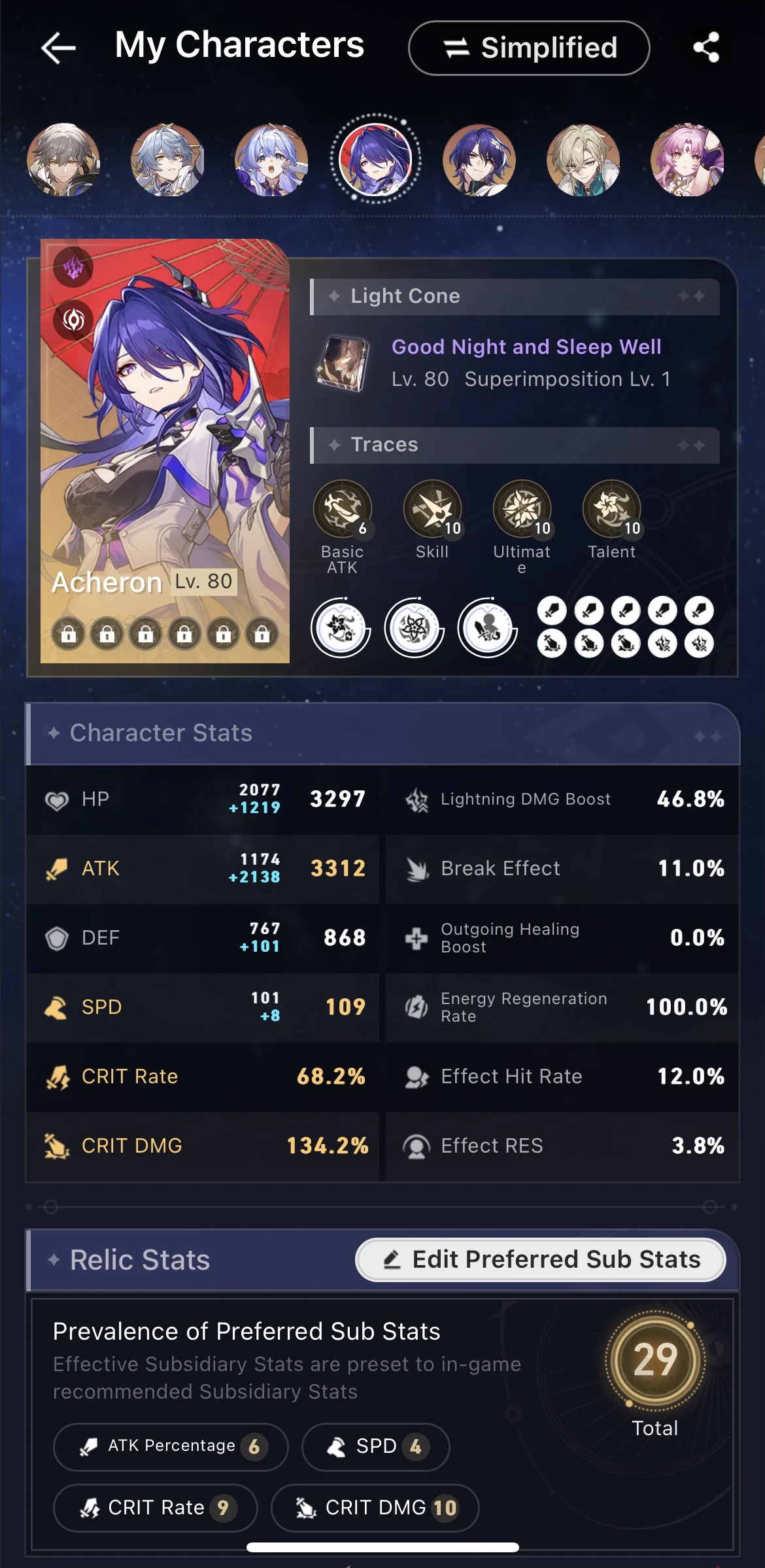 Acheron Build Honkai: Star Rail | HoYoLAB