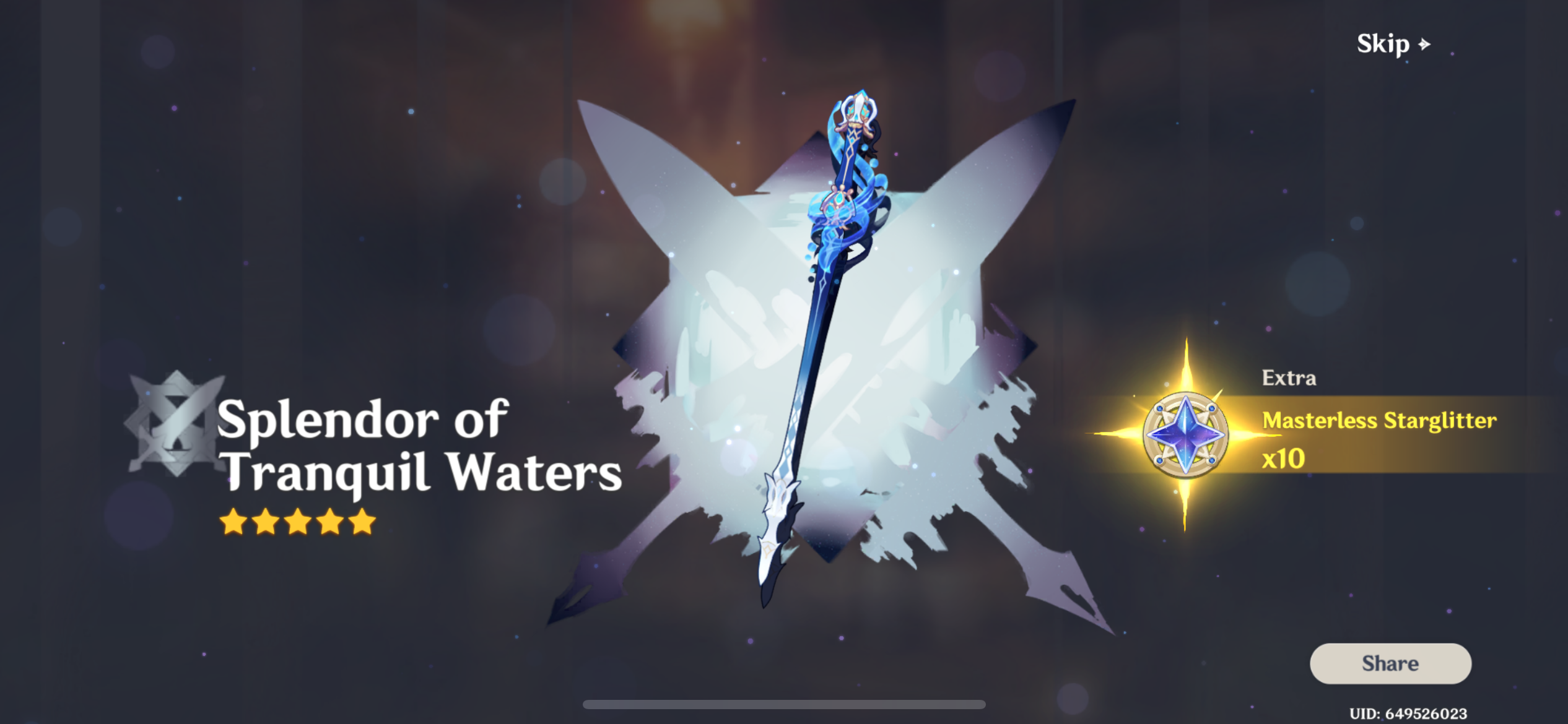 After more than a year... I finally have Furina's weapon 💦 Genshin ...