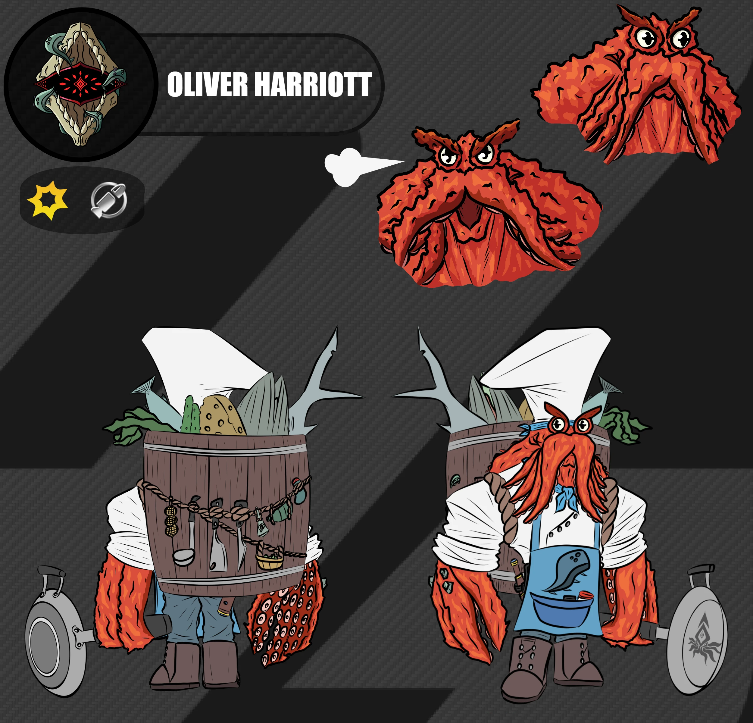 ZZZ OC - The Crimson Eye: Oliver Harriott, The Sea Butcher Zenless Zone ...