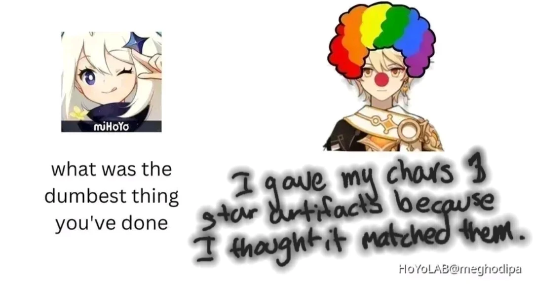 I'm so disappointed in myself Genshin Impact | HoYoLAB