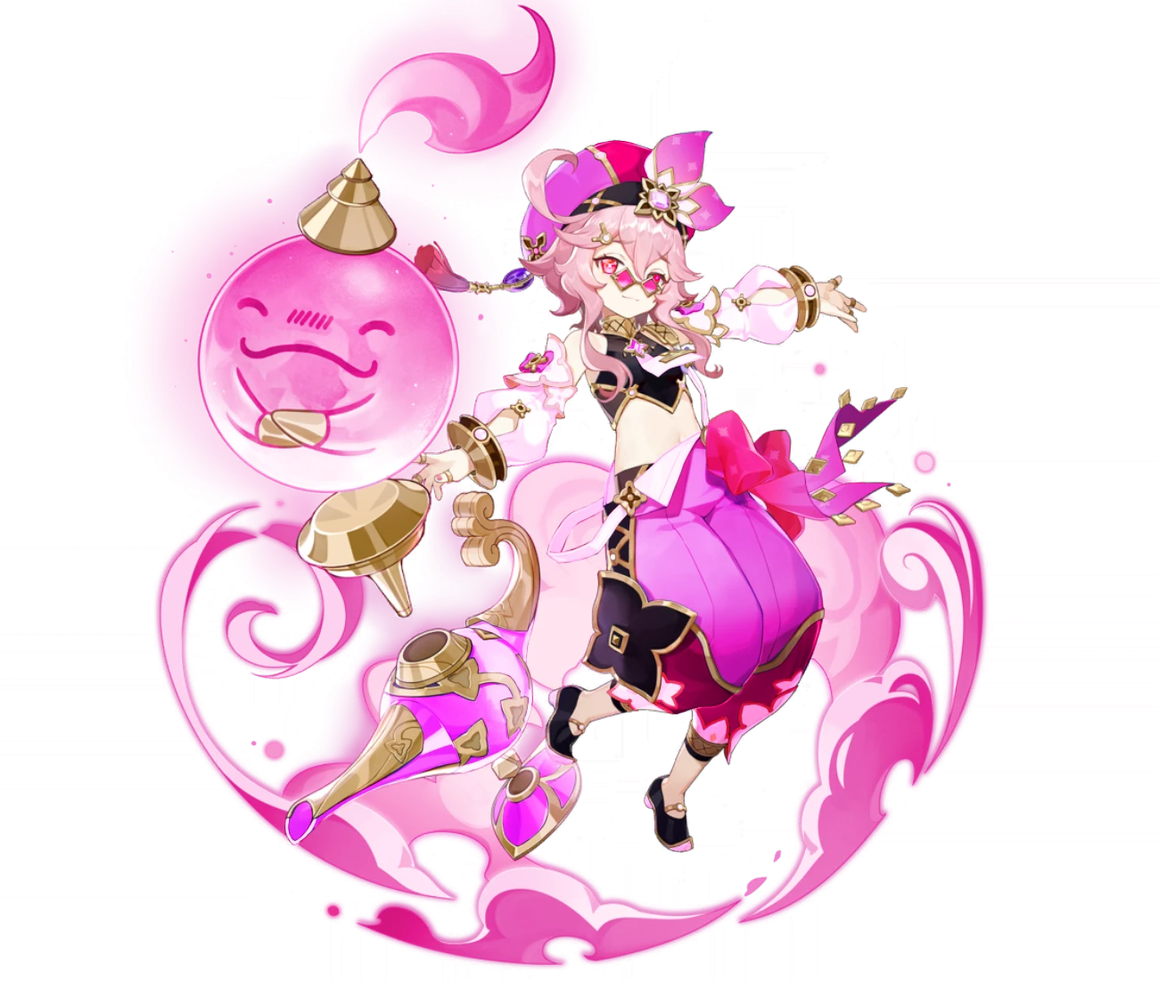 Day 18 of making every character pink in the order that I obtained them ...
