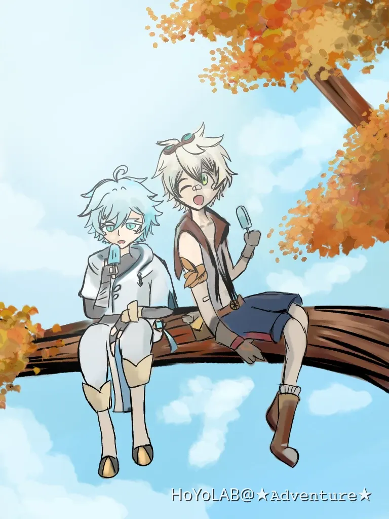 ★𝙶𝚎𝚗𝚜𝚑𝚒𝚗 𝙸𝚖𝚙𝚊𝚌𝚝 Chongyun and Bennett fan art Genshin Impact | HoYoLAB