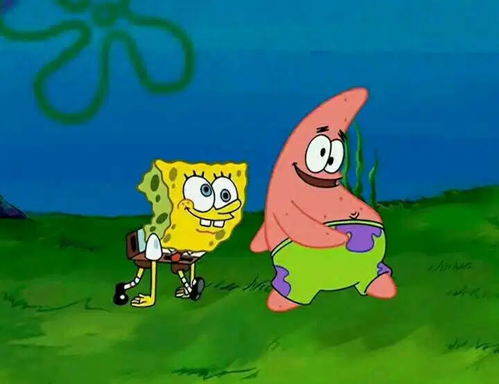 patrick star walking