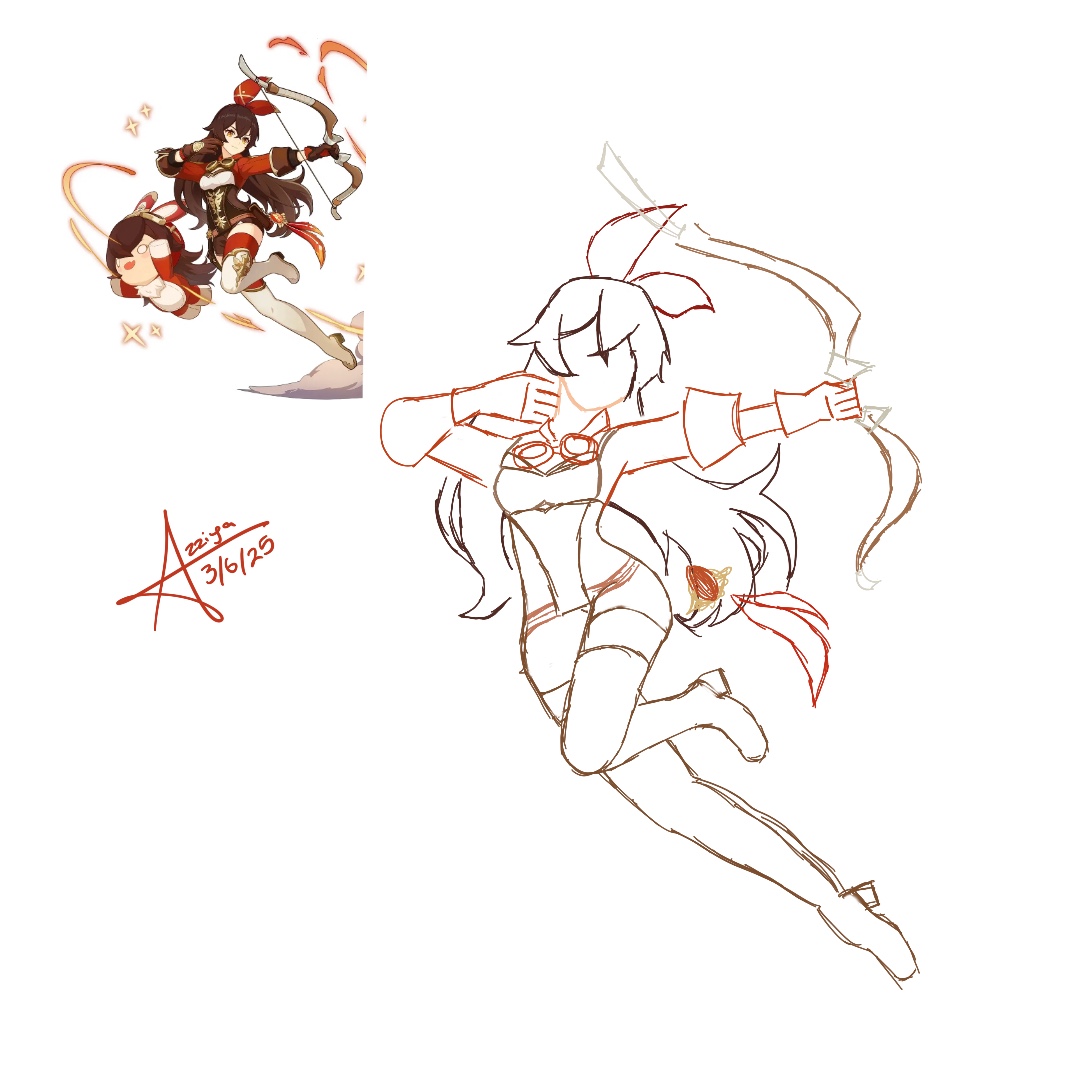 Amber Drawing (pls read desc) Genshin Impact | HoYoLAB