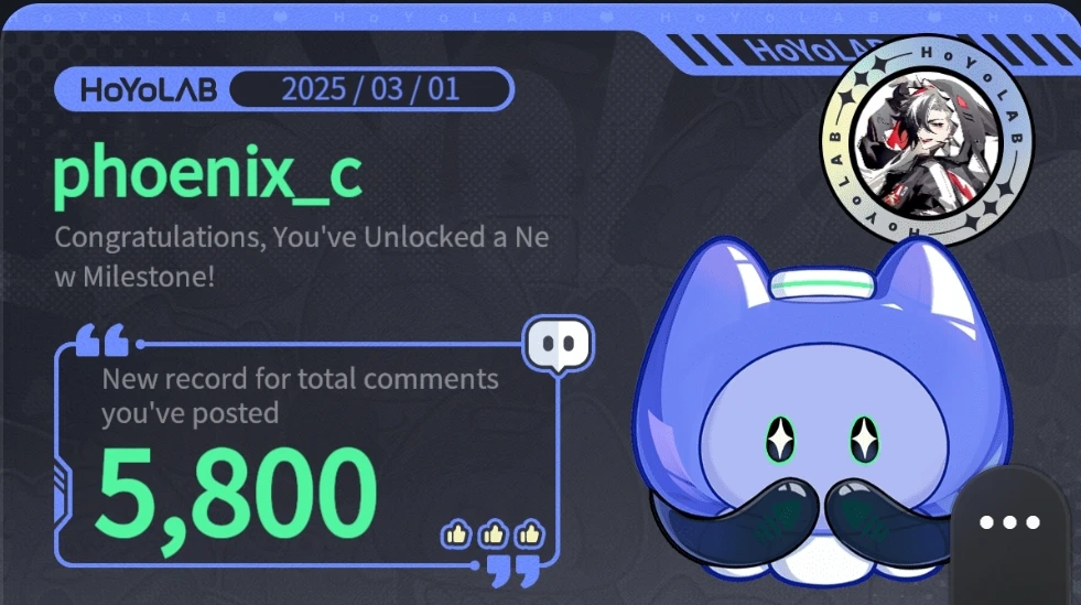 Milesssotens of the past week, or two, or uhh yeah. two. | HoYoLAB