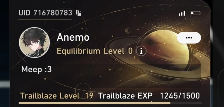 my HSR UID if someone wants to add me :) Honkai: Star Rail | HoYoLAB