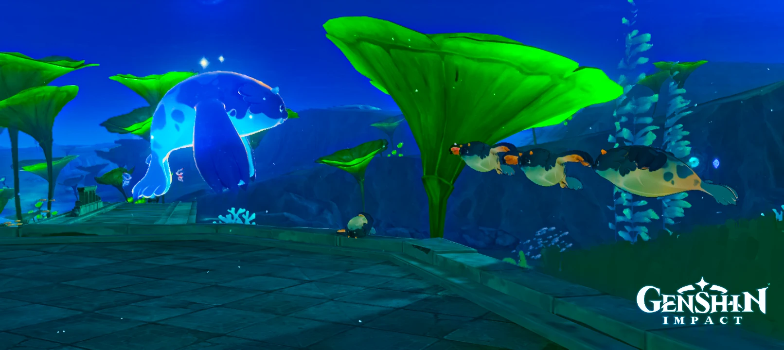 Fontaine Underwater Creatures Genshin Impact | HoYoLAB