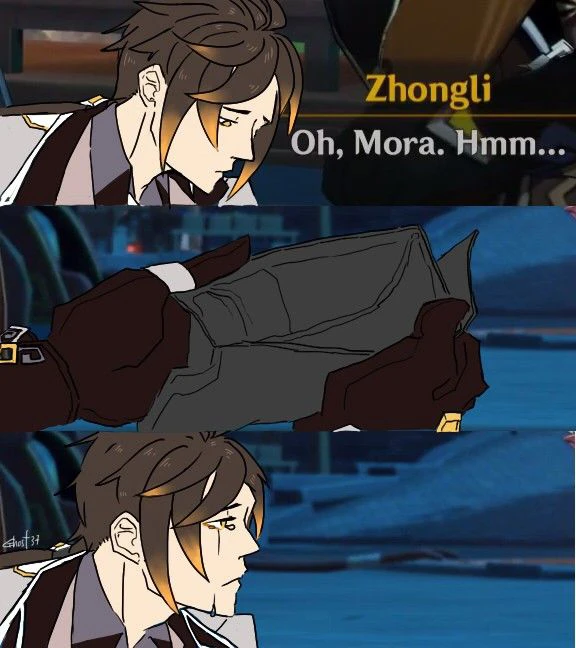 Explain to me, how is my Zhongli, Top 8% Does nobody like him anymore ...