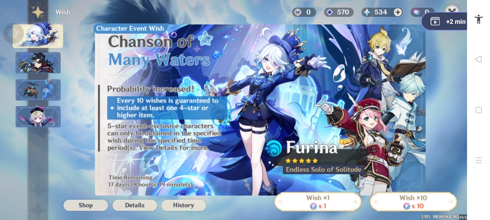 Day 3 of saving for C1 Furina! (Skipped Day 2) Genshin Impact | HoYoLAB