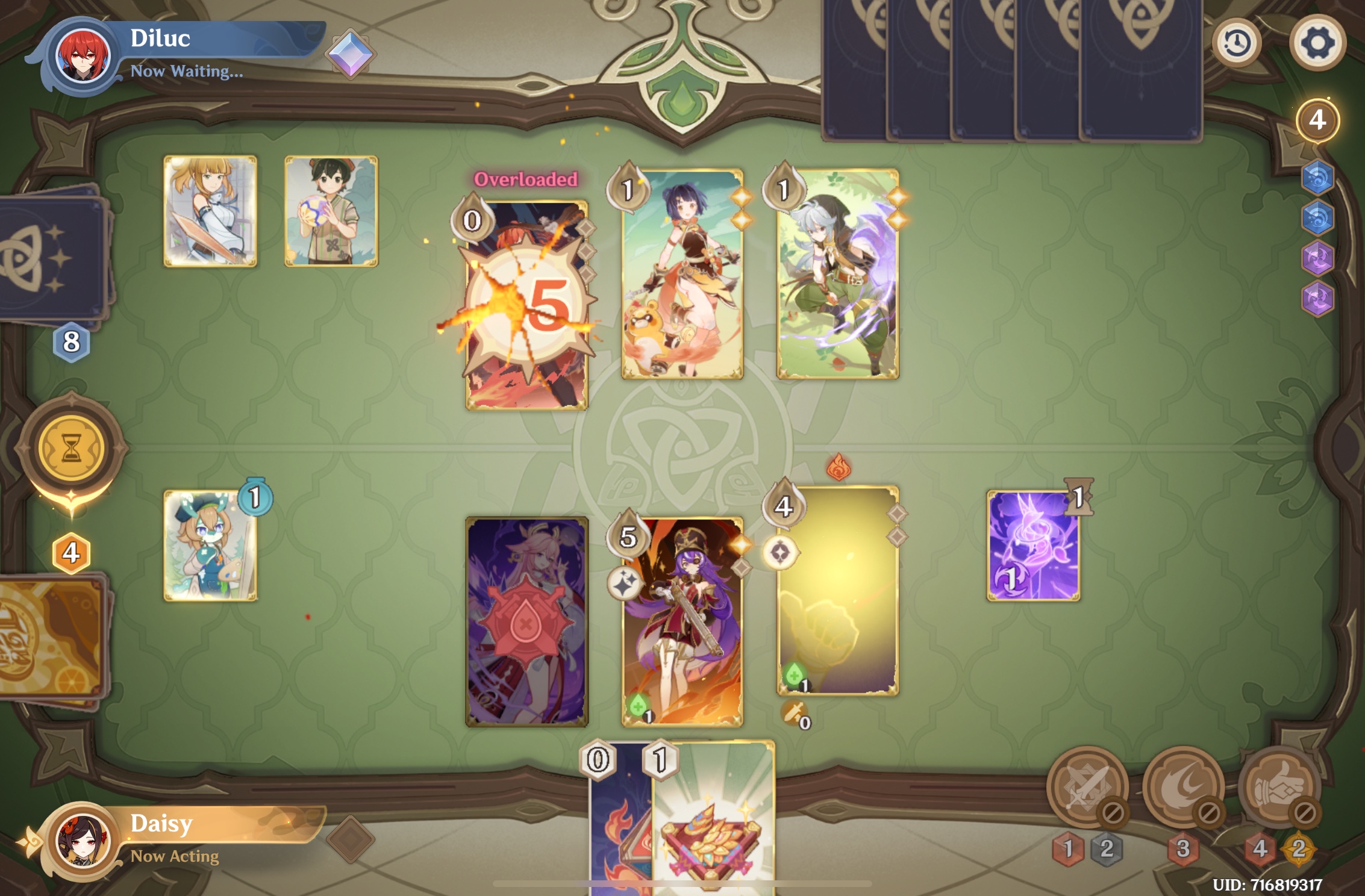 🎲Diluc Serious Showdown and Character Card Proficiency🎲 Genshin Impact ...