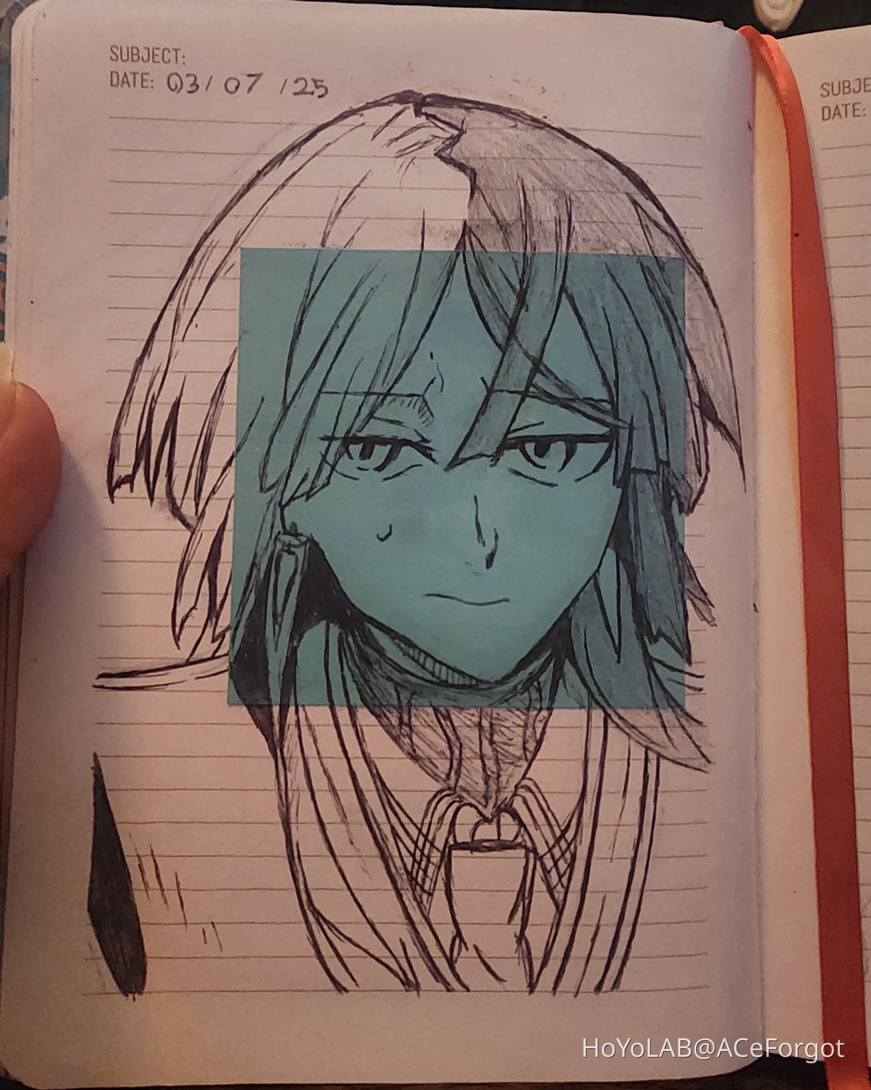I drew Sigma from bsd the other day | HoYoLAB
