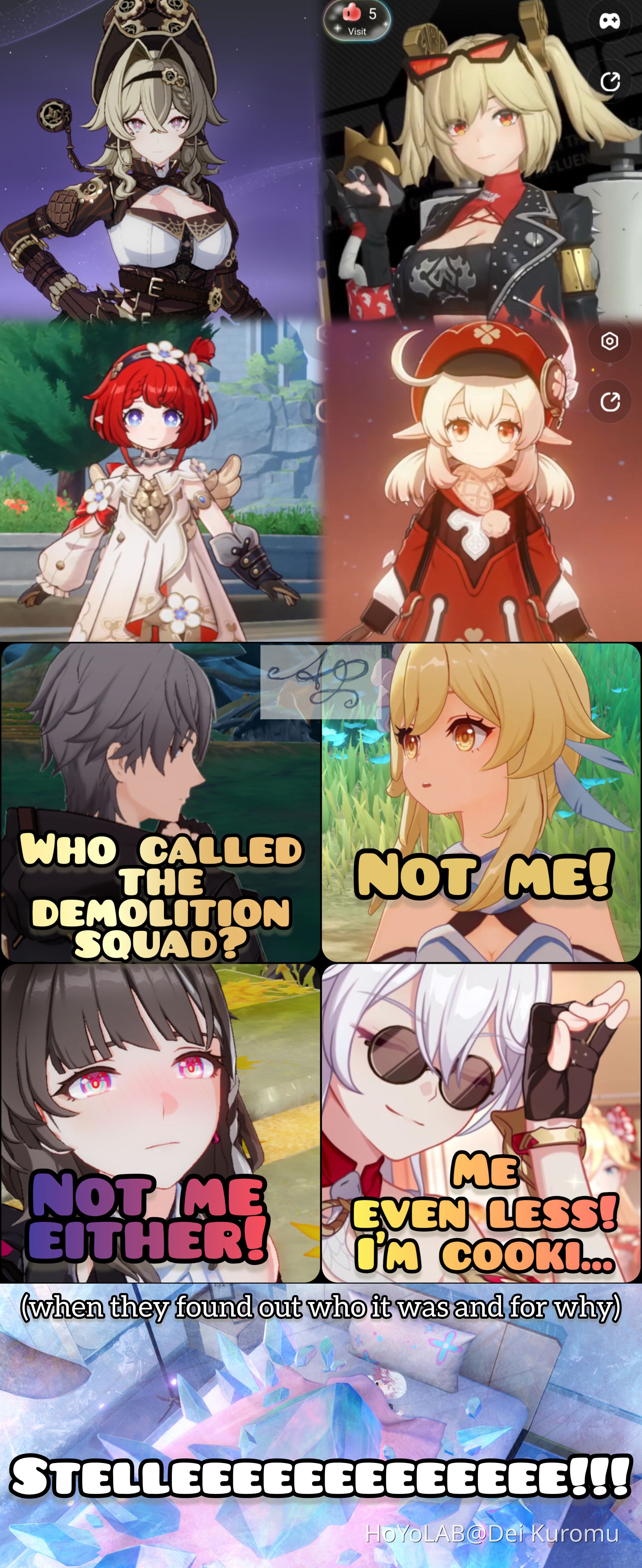 Hoyoverse Demolition Squad Assemble! [Long Image Fan Fiction] Honkai: Star Rail | HoYoLAB