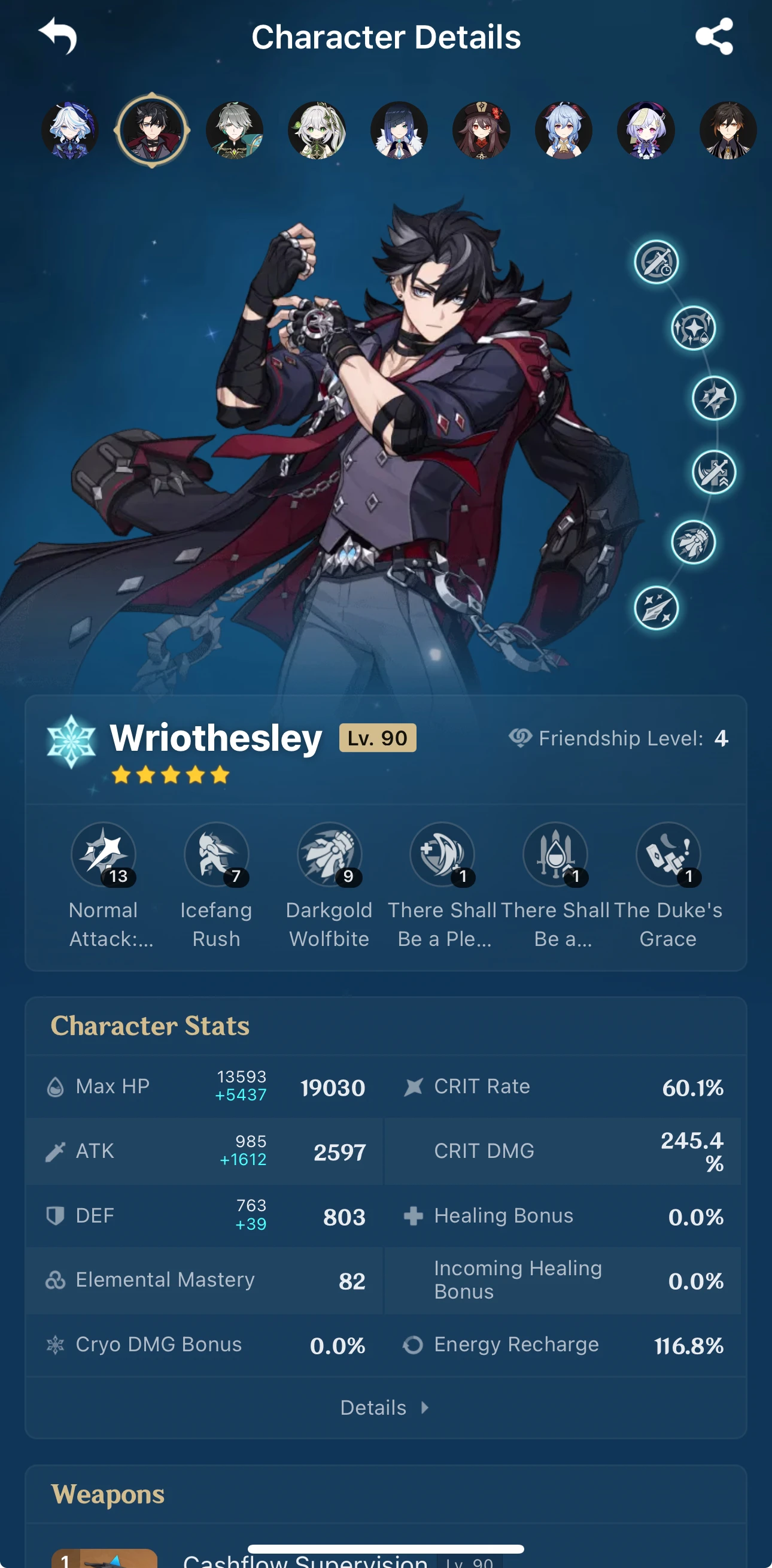 C6 Diluc and Wriothesley Genshin Impact | HoYoLAB