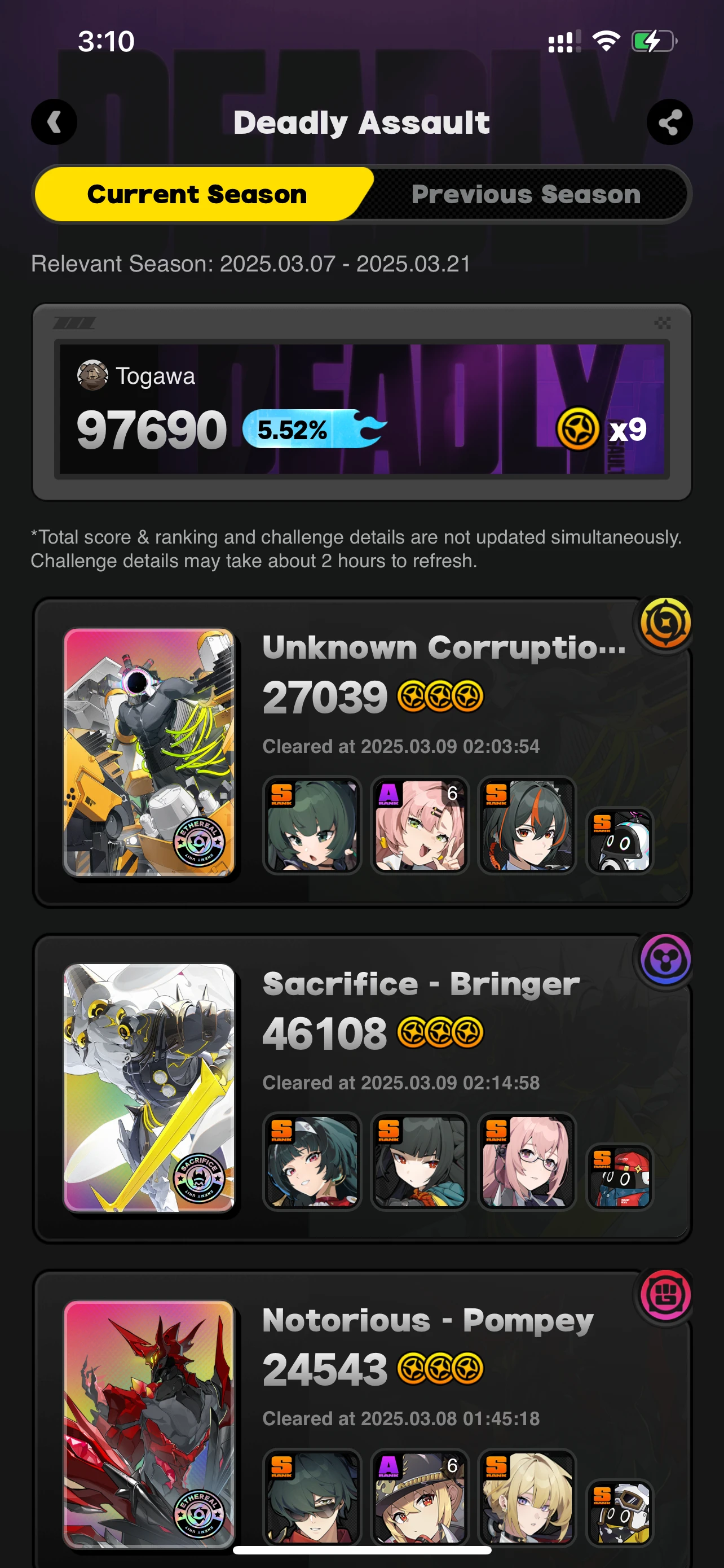 gonna try rotating teams in my next tries !! Zenless Zone Zero | HoYoLAB