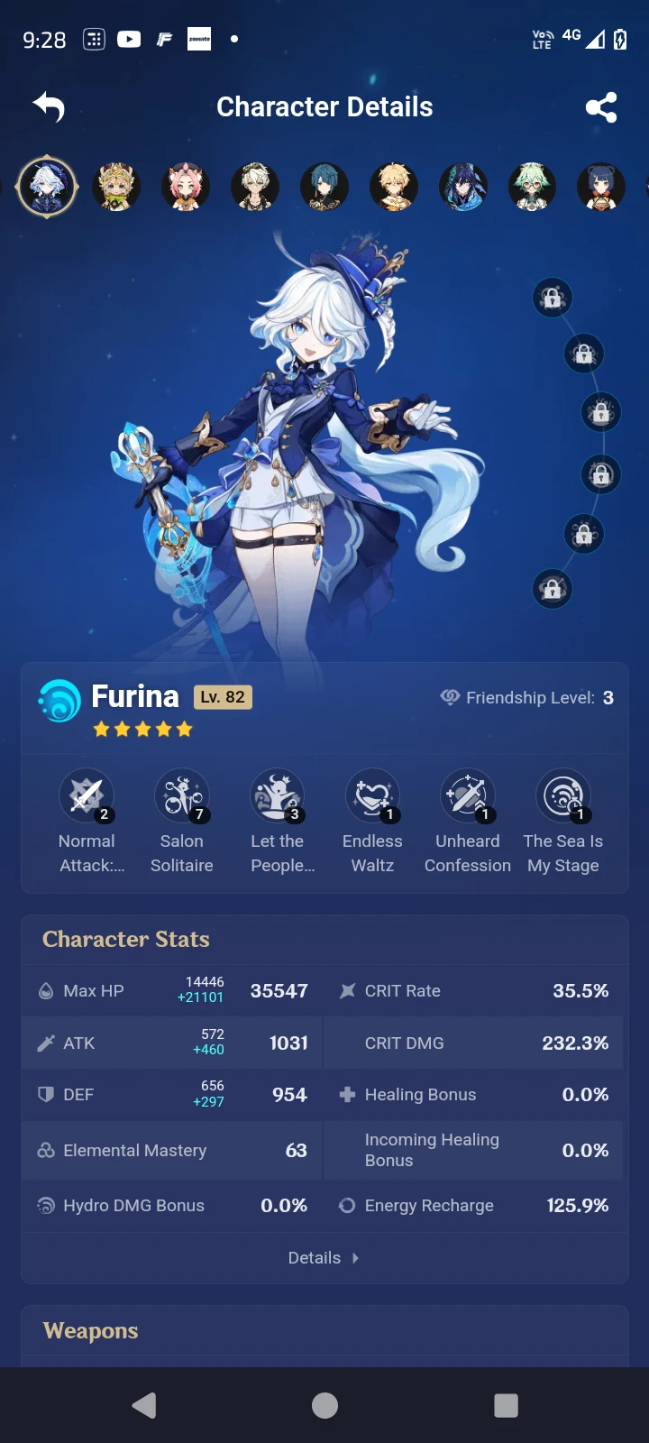 MY FRUINA BUILD Genshin Impact | HoYoLAB