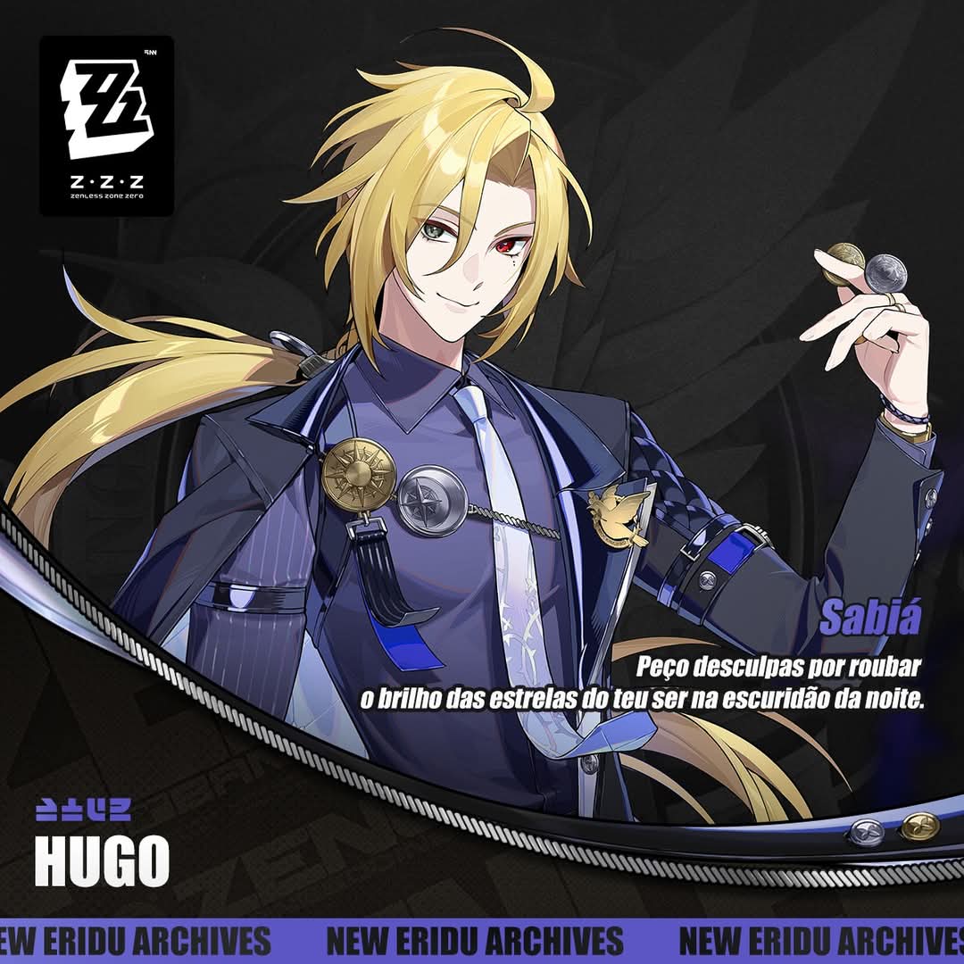 Novos personagens da versão 1.7 do zzz,pretendo pegar os 2,hora de ...