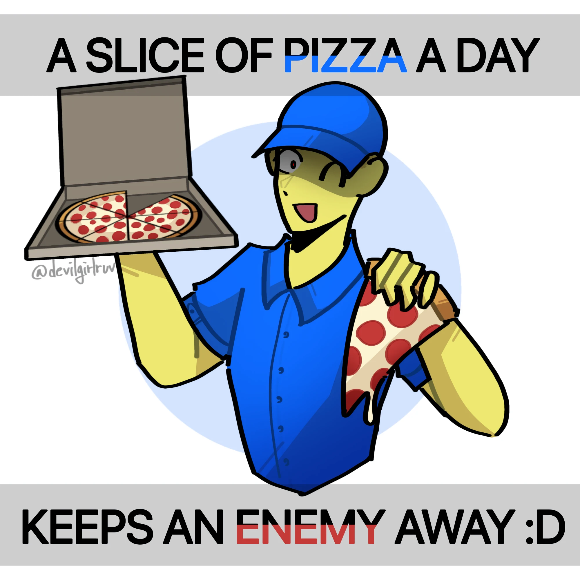 handmade meme by me (ft. Pizza Boy from Arsenal) | HoYoLAB