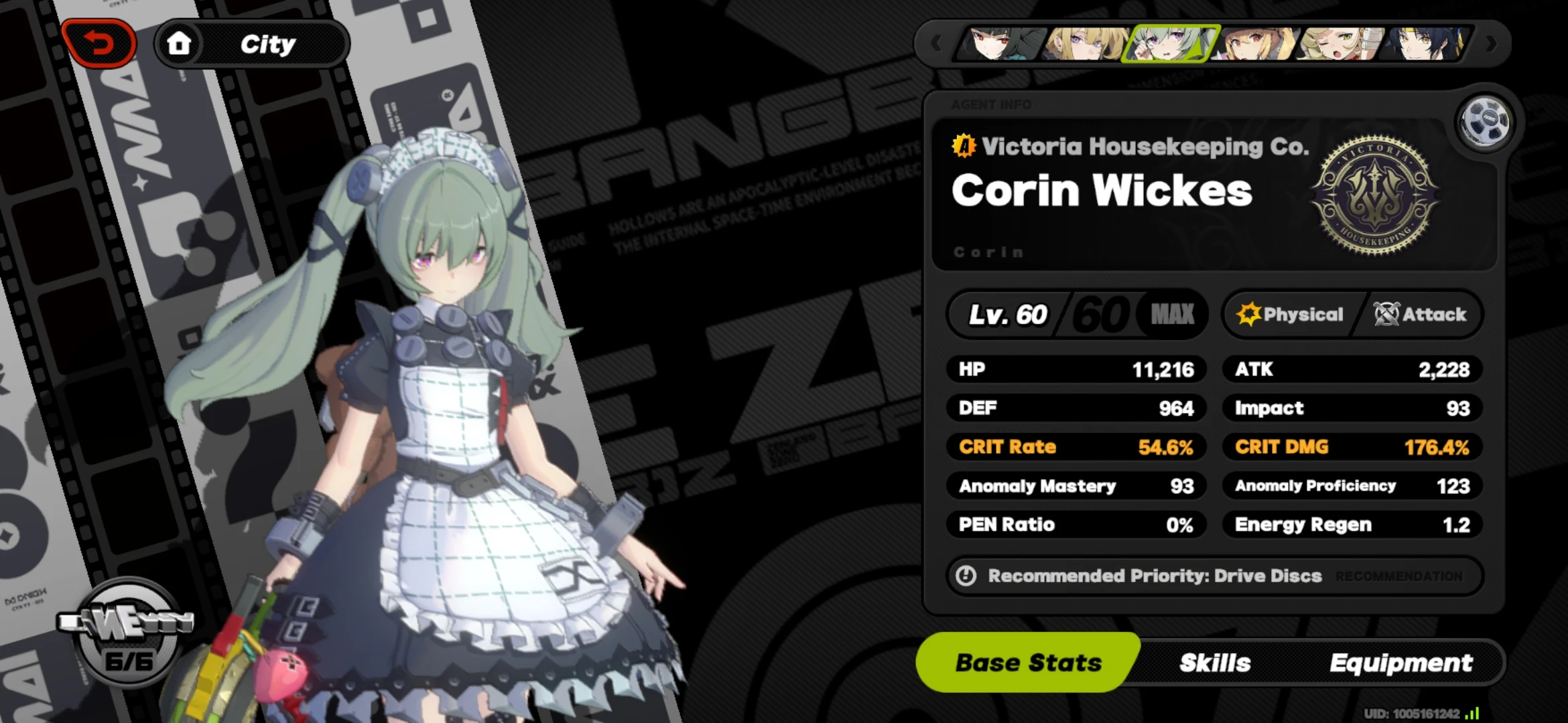 Update to: My Corin Build Zenless Zone Zero | HoYoLAB