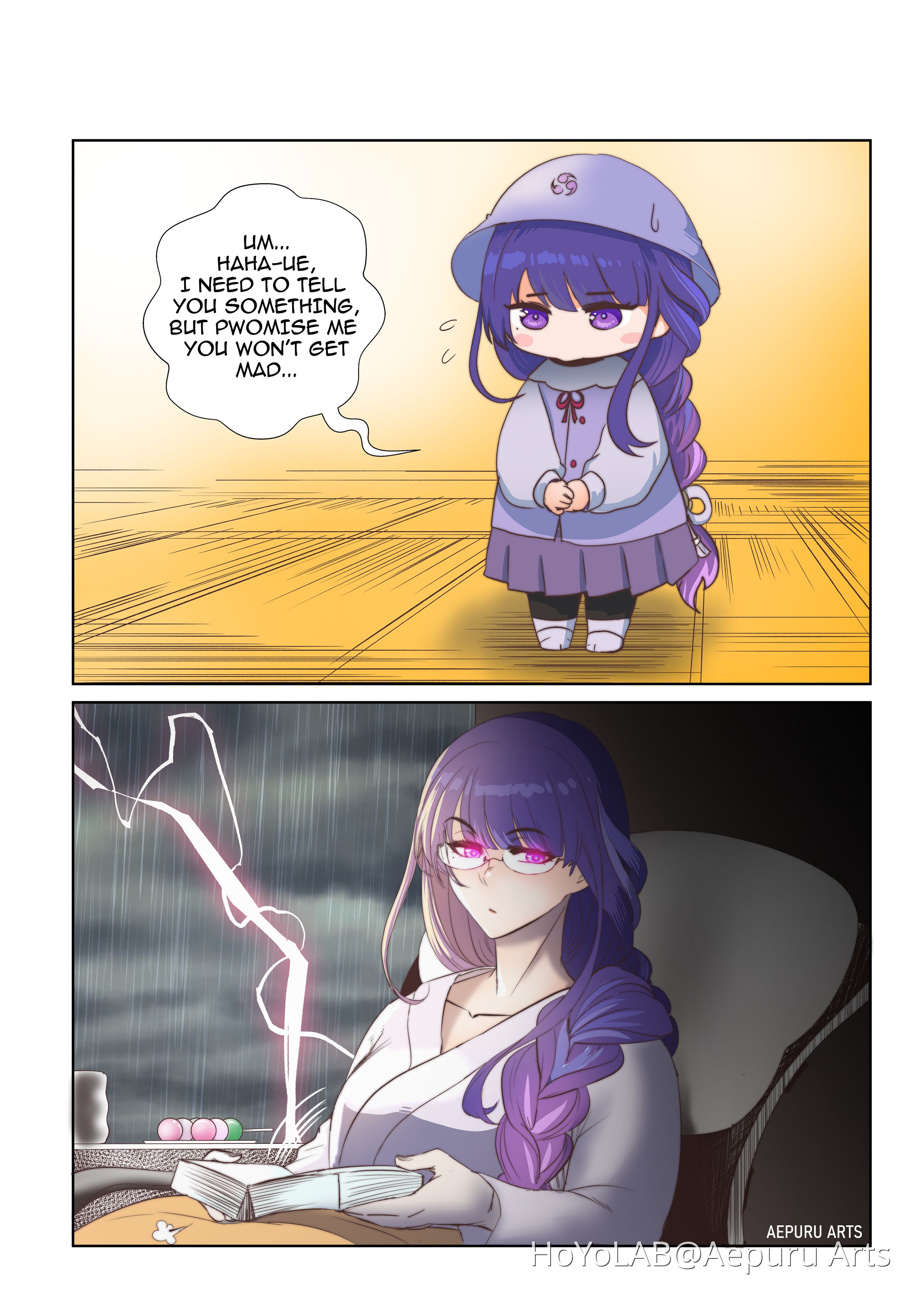 let me remind ya all that this comic i made had 3 page Genshin Impact ...