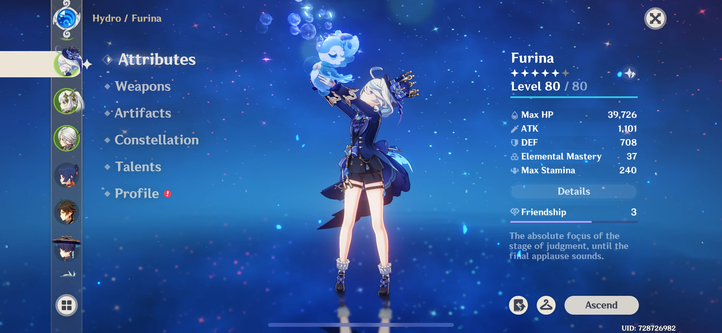 uhh rate my furina build😛 Genshin Impact | HoYoLAB