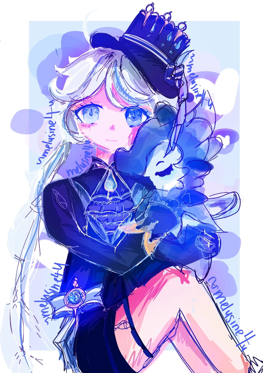 5 hour Furina drawing for all those Furina lovers out there