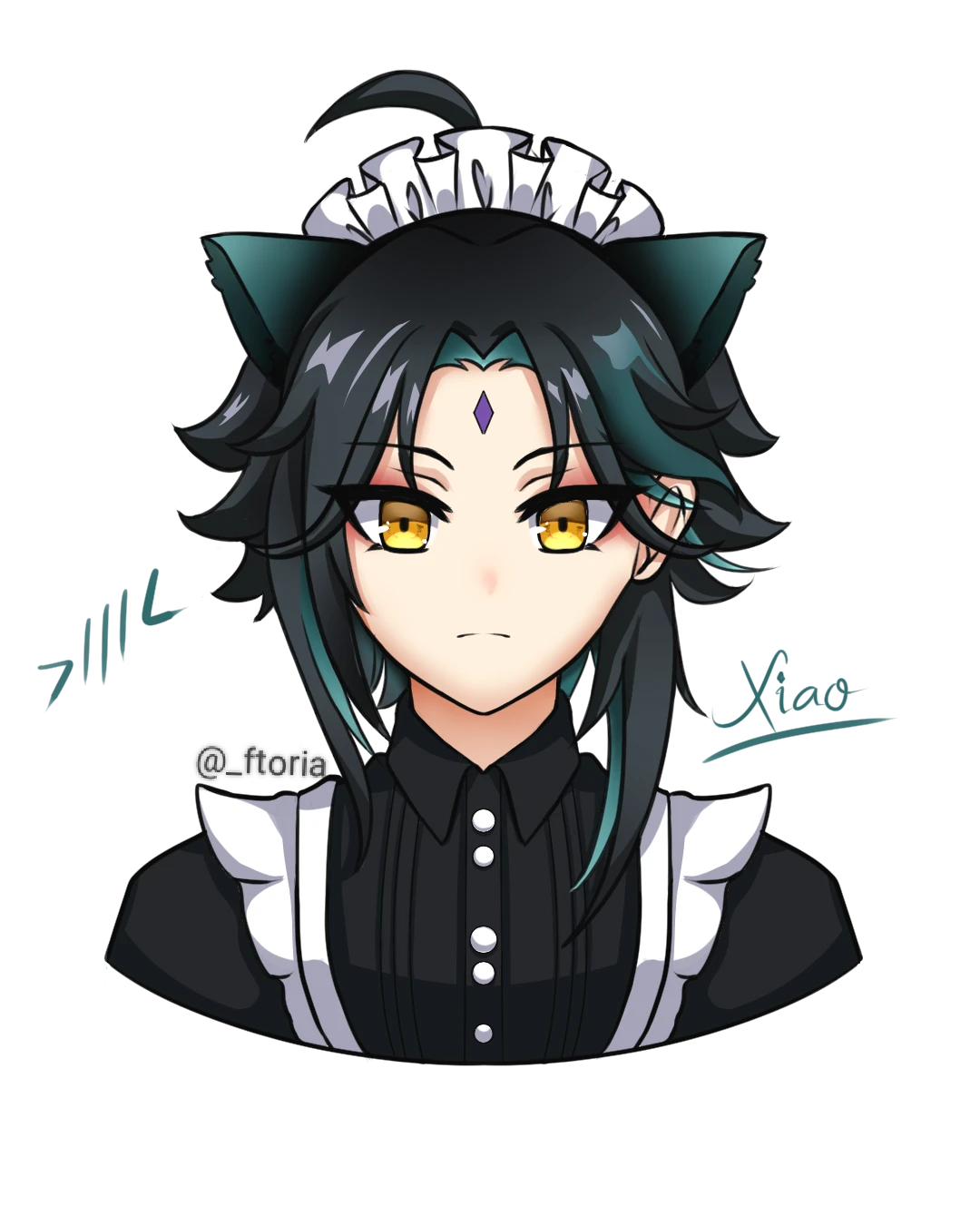 Xiao Maid so cuteeee~ Genshin Impact | HoYoLAB