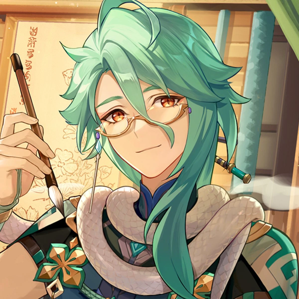 Baizhu Fan Art/Edit 💚 Genshin Impact | HoYoLAB