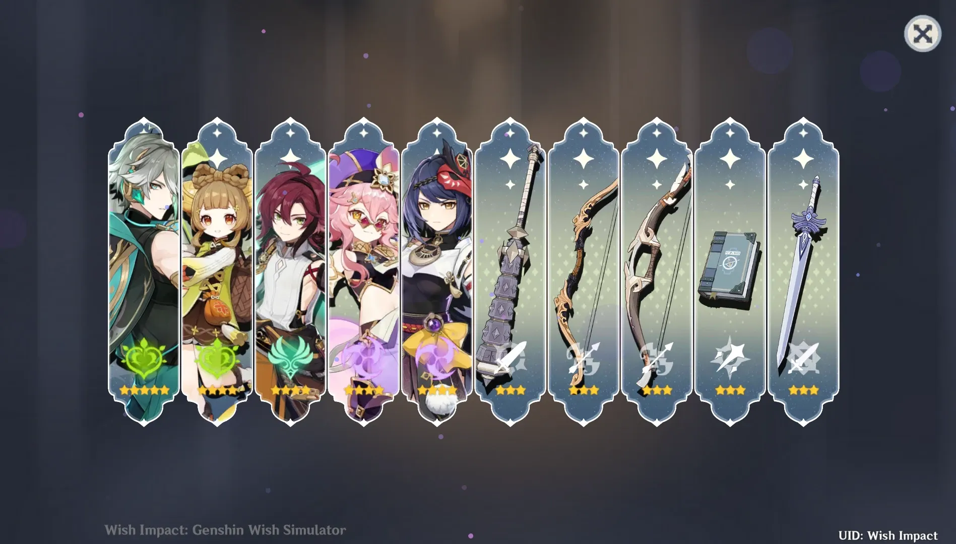 My wishing simulator pulls were crazy 😧 Genshin Impact | HoYoLAB