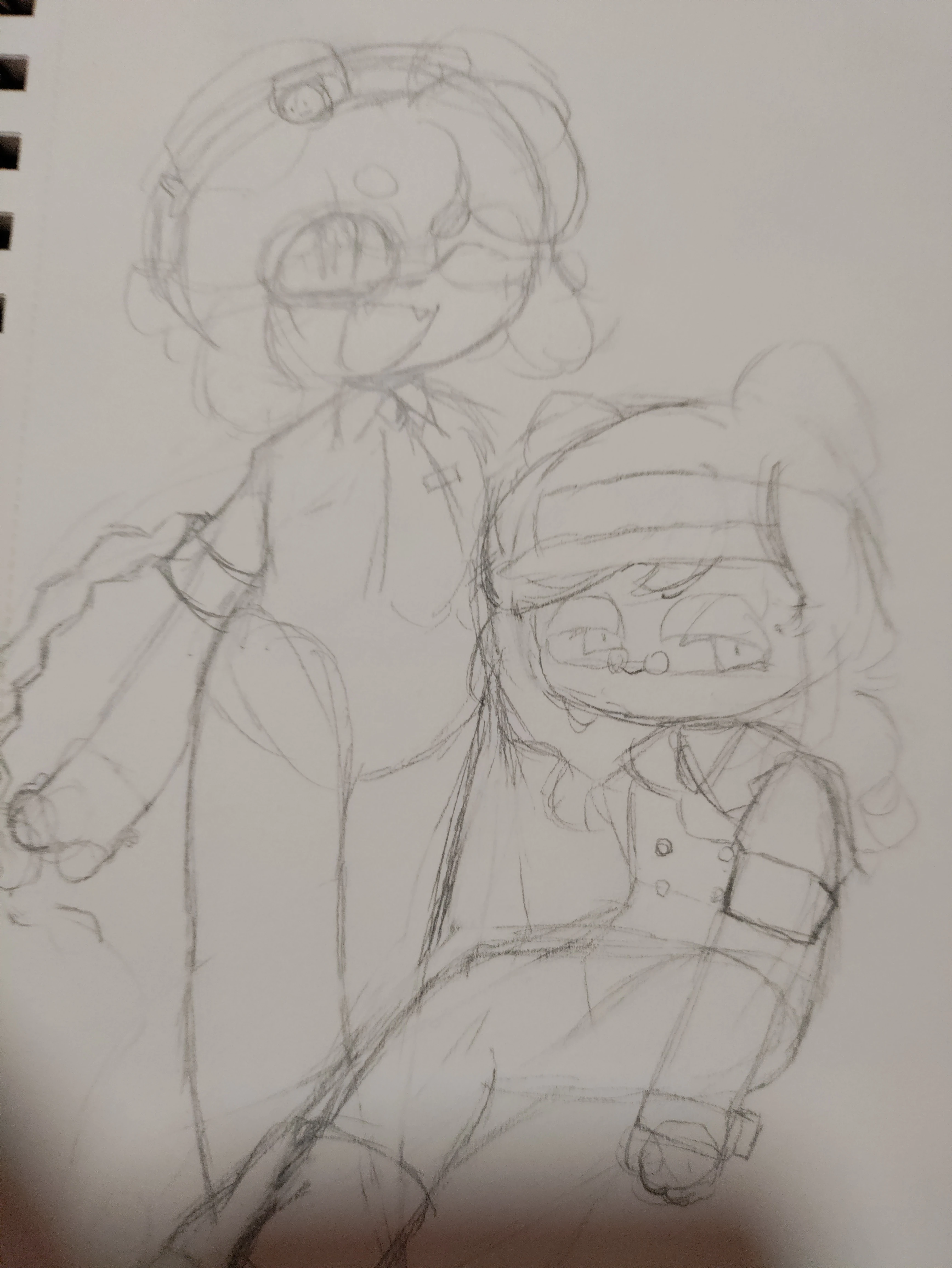 A Summoner Duo x Mesmerizer artwork im working on:3 | HoYoLAB