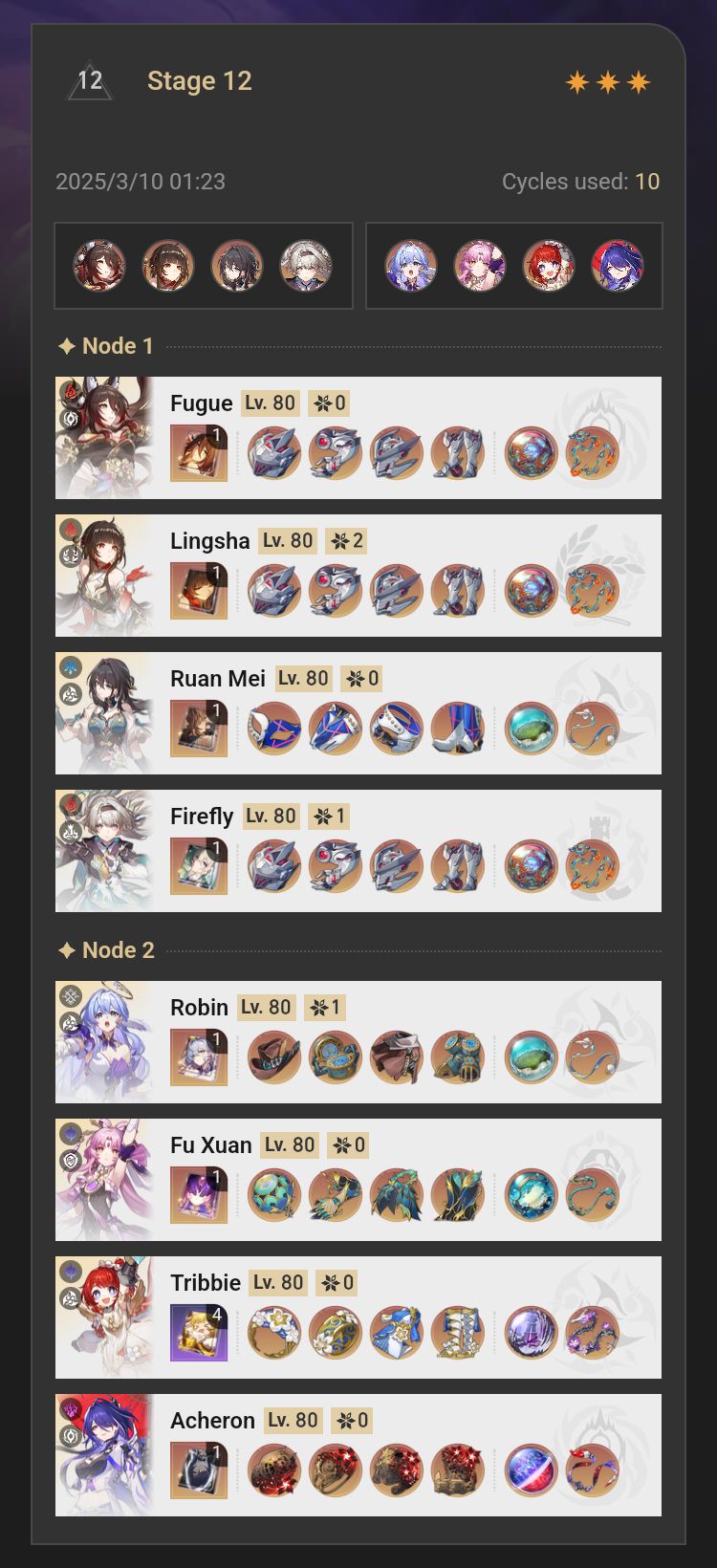 Barely able to get 3 star lol Honkai: Star Rail | HoYoLAB