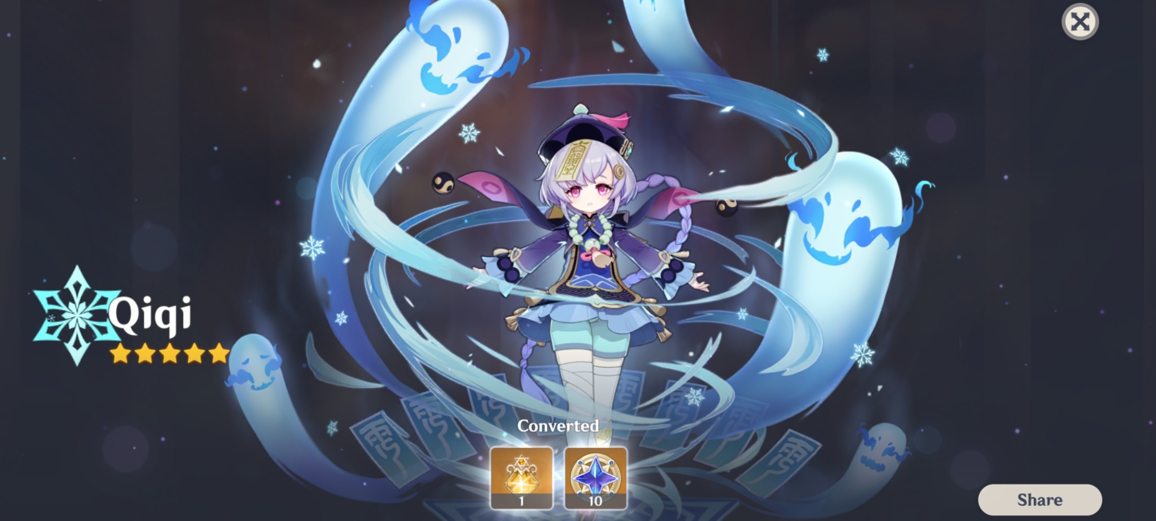 Omg C4 Qiqi I'm so lucky 😍 (read description) Genshin Impact | HoYoLAB