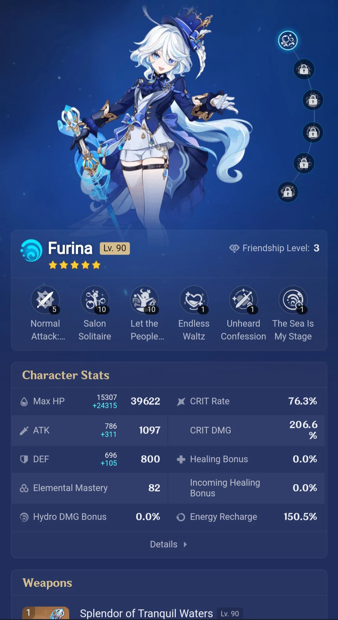 Is my furina build good enough? Genshin Impact | HoYoLAB