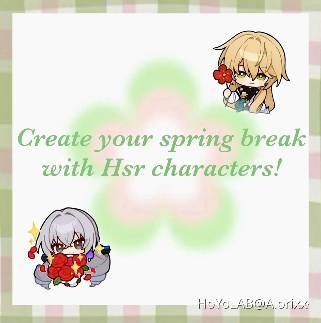 Create your spring break with Hsr characters! 🌸🌼 Honkai: Star Rail ...