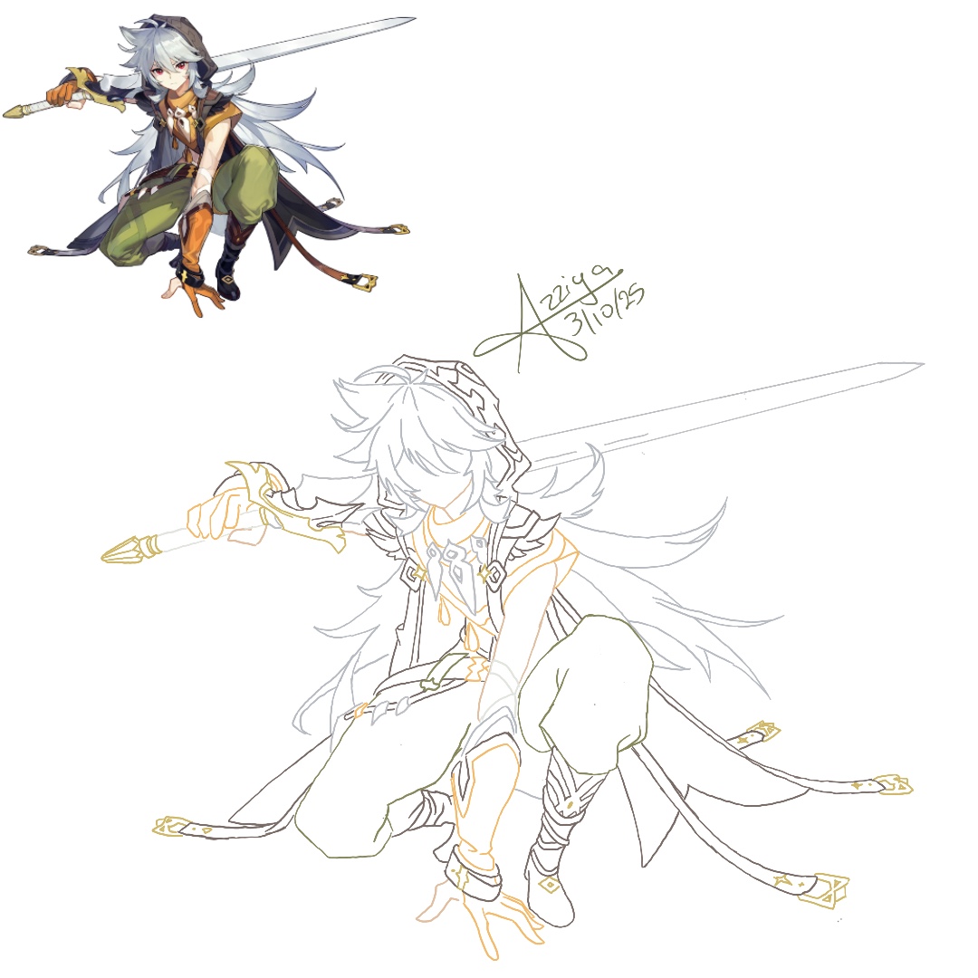 Razor sketch Genshin Impact | HoYoLAB