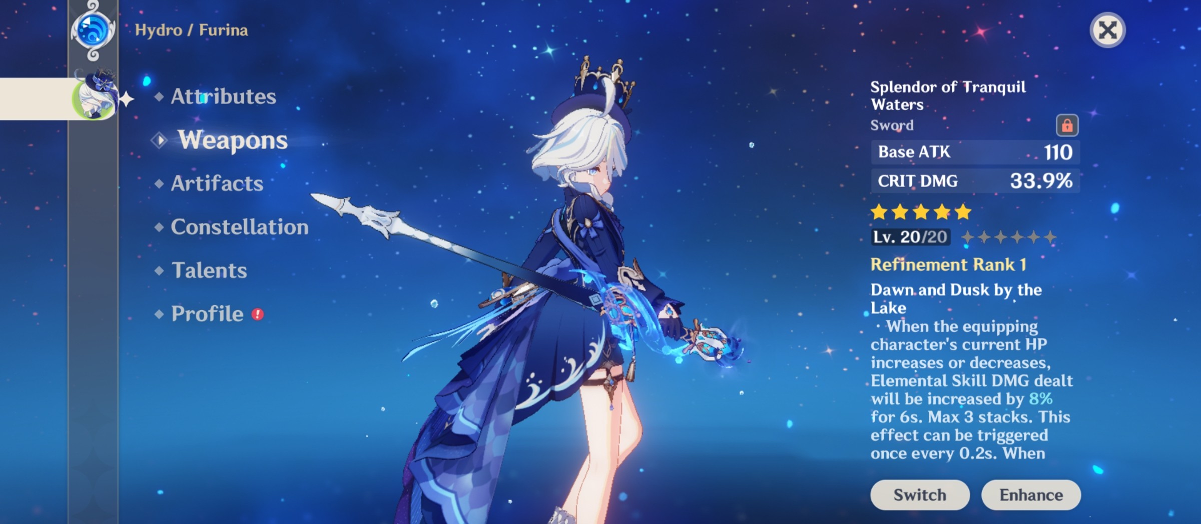 Finally my furina have her signature weapon Genshin Impact | HoYoLAB