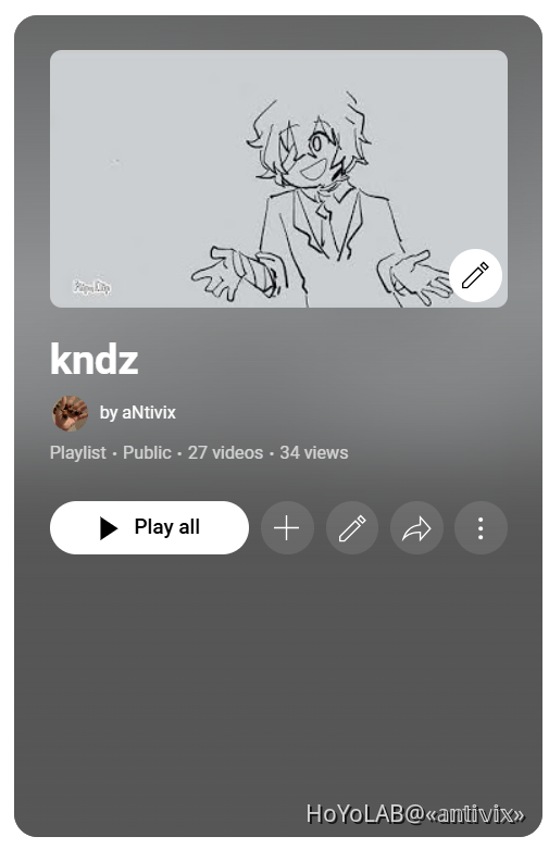 kndz playlist | HoYoLAB