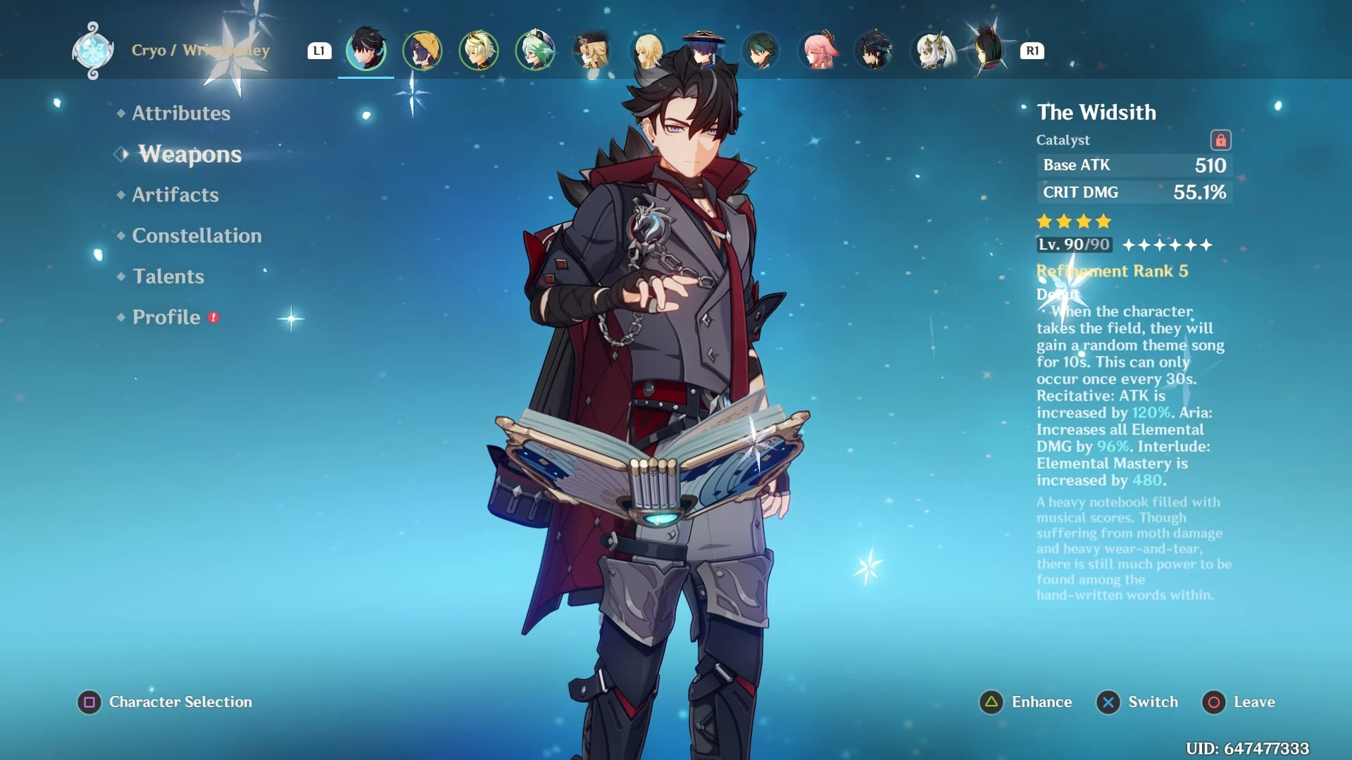 here’s my wrio’s build Genshin Impact | HoYoLAB