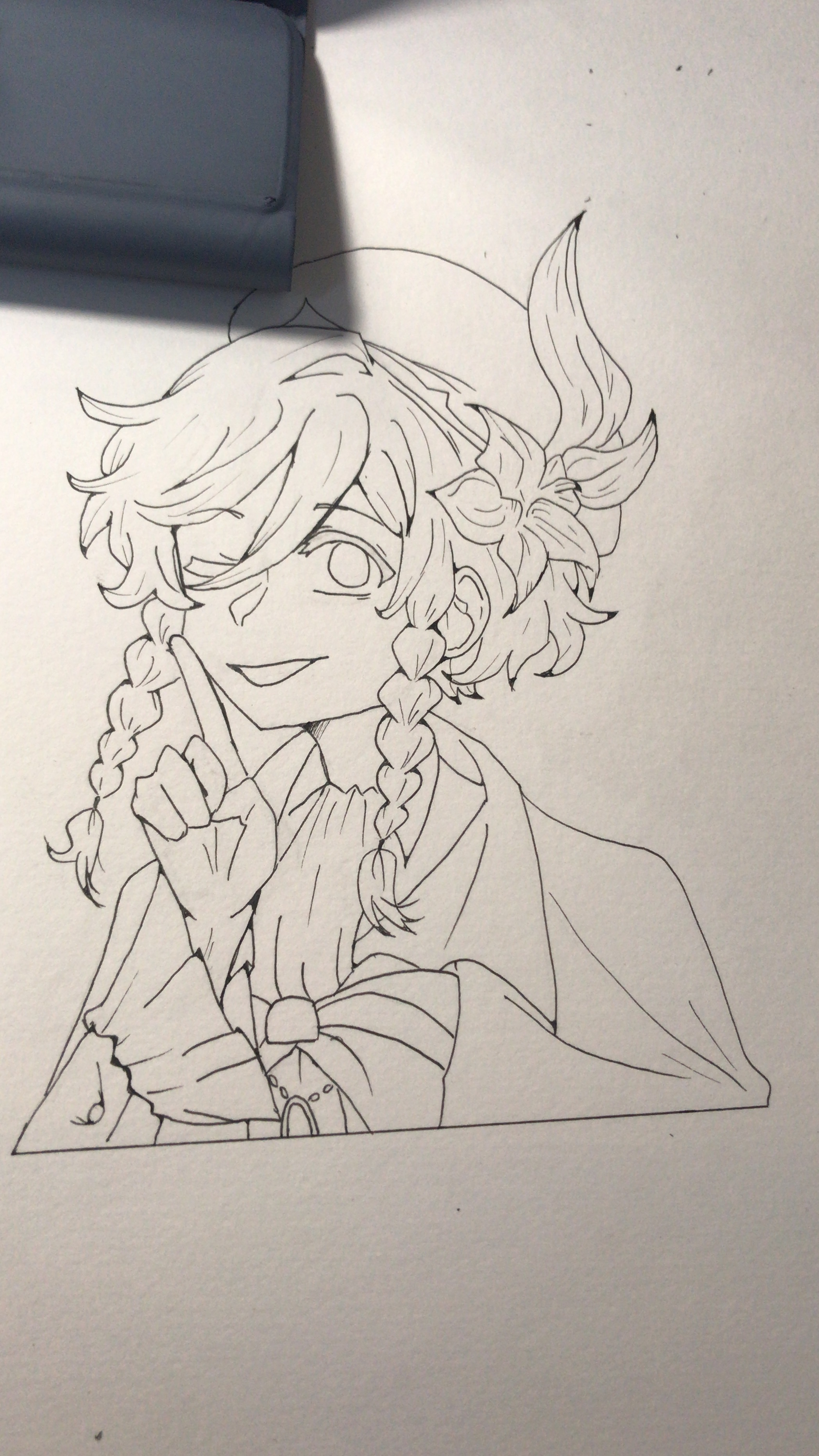 Old drawing of Venti decaying in a corner of my room Genshin Impact ...