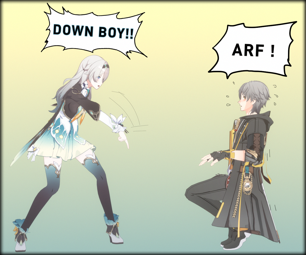 "Down boy, arf" Caefly version ﻿﻿﻿﻿ Honkai: Star Rail | HoYoLAB